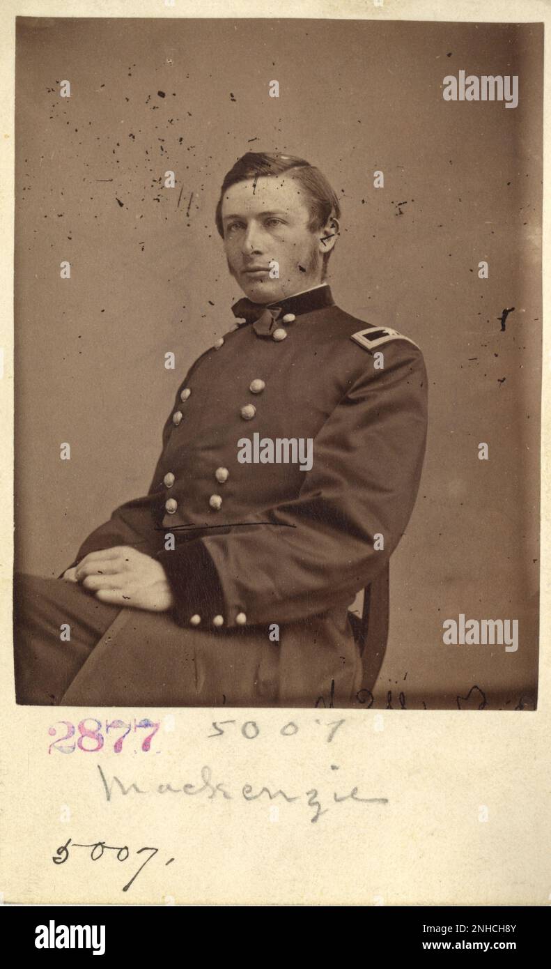 Gen. Ronald S. Mackenzie 19th Century Mathew Brady, Quartermaster, and ...