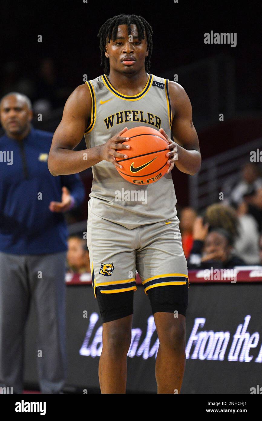 LOS ANGELES, CA - JANUARY 07: Wheeler guard Isaiah Collier looks to ...