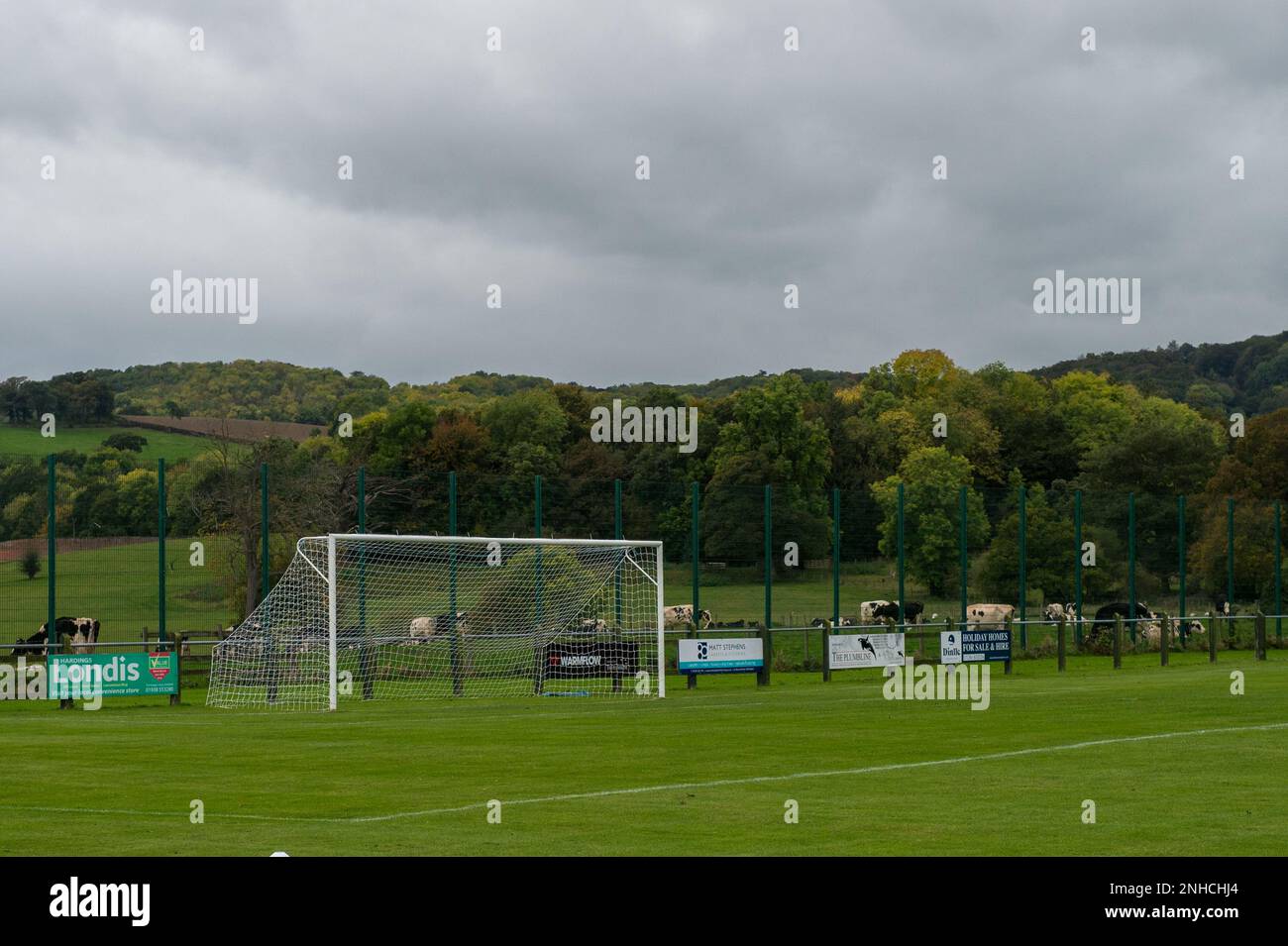 GUILSFIELD, WALES - 23 October 2021: JD Cymru North league fixture ...