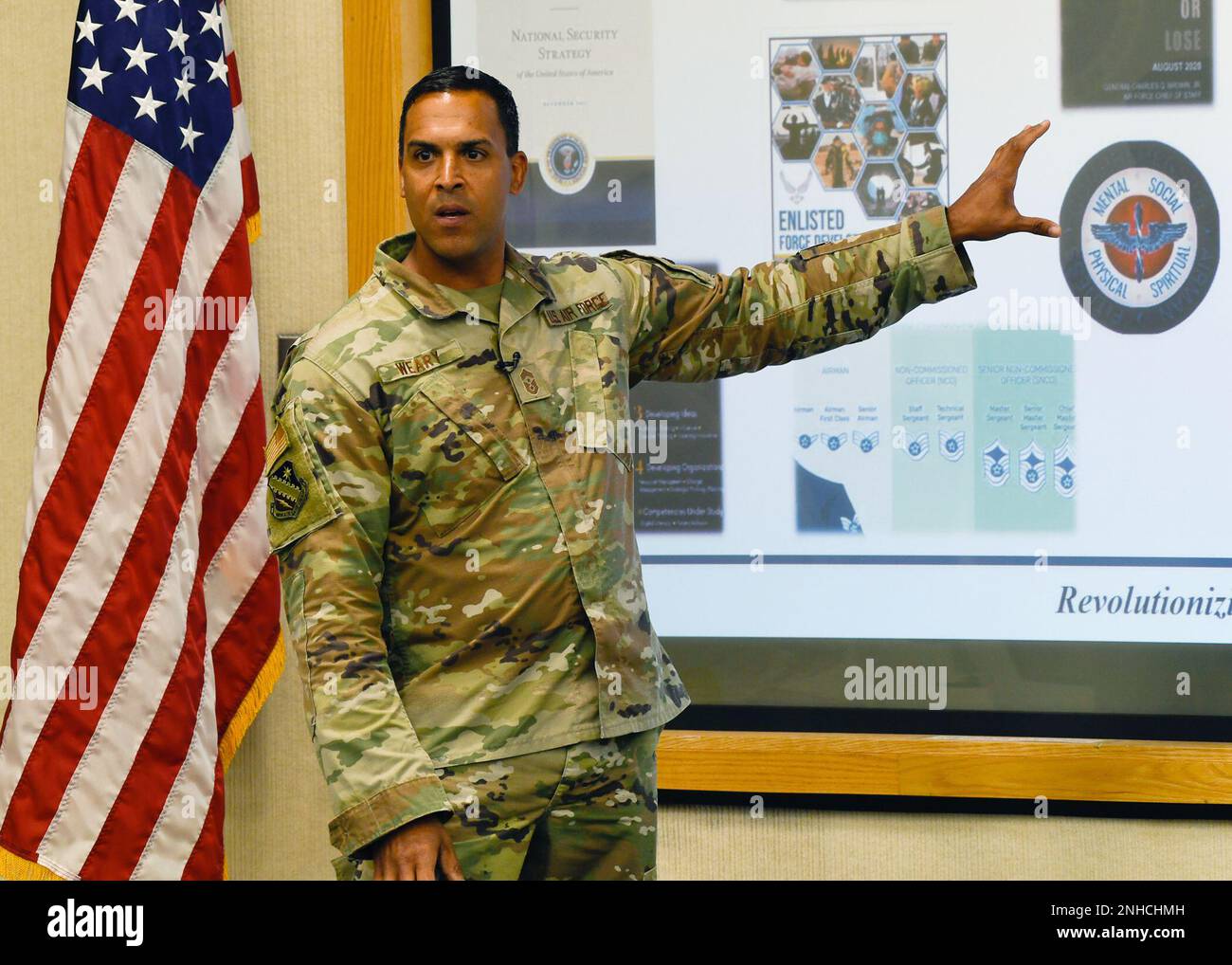66th air base group command chief hi-res stock photography and images ...