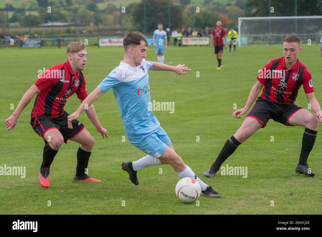 GUILSFIELD, WALES - 23 October 2021: JD Cymru North league fixture ...