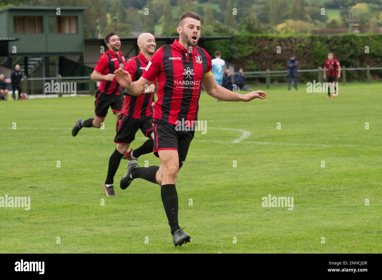 GUILSFIELD, WALES - 23 October 2021: JD Cymru North league fixture ...