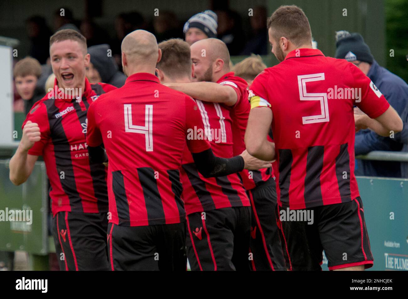 GUILSFIELD, WALES - 23 October 2021: JD Cymru North league fixture ...