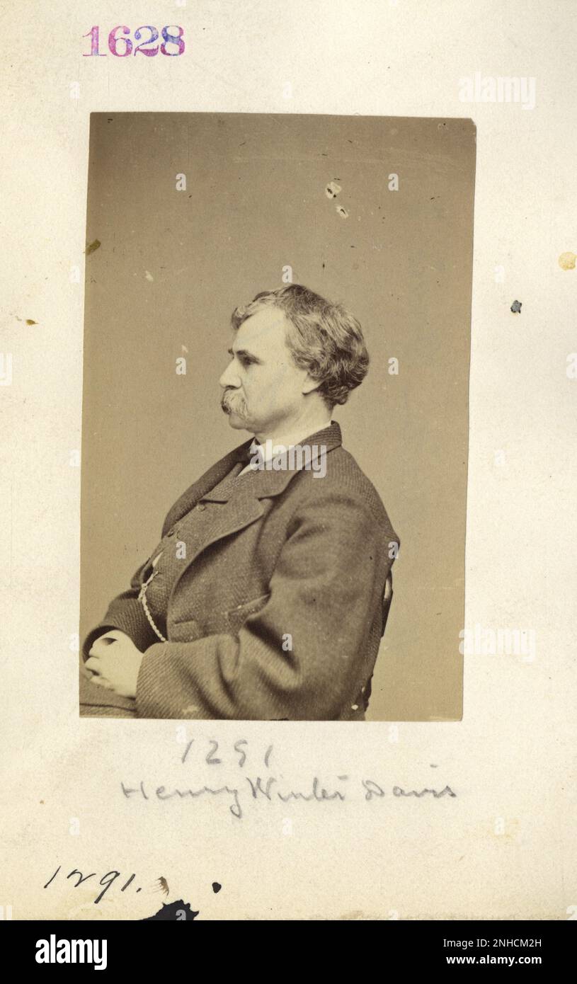 Hon. Henry W. Davis; Maryland 19th Century Mathew Brady, Quartermaster ...