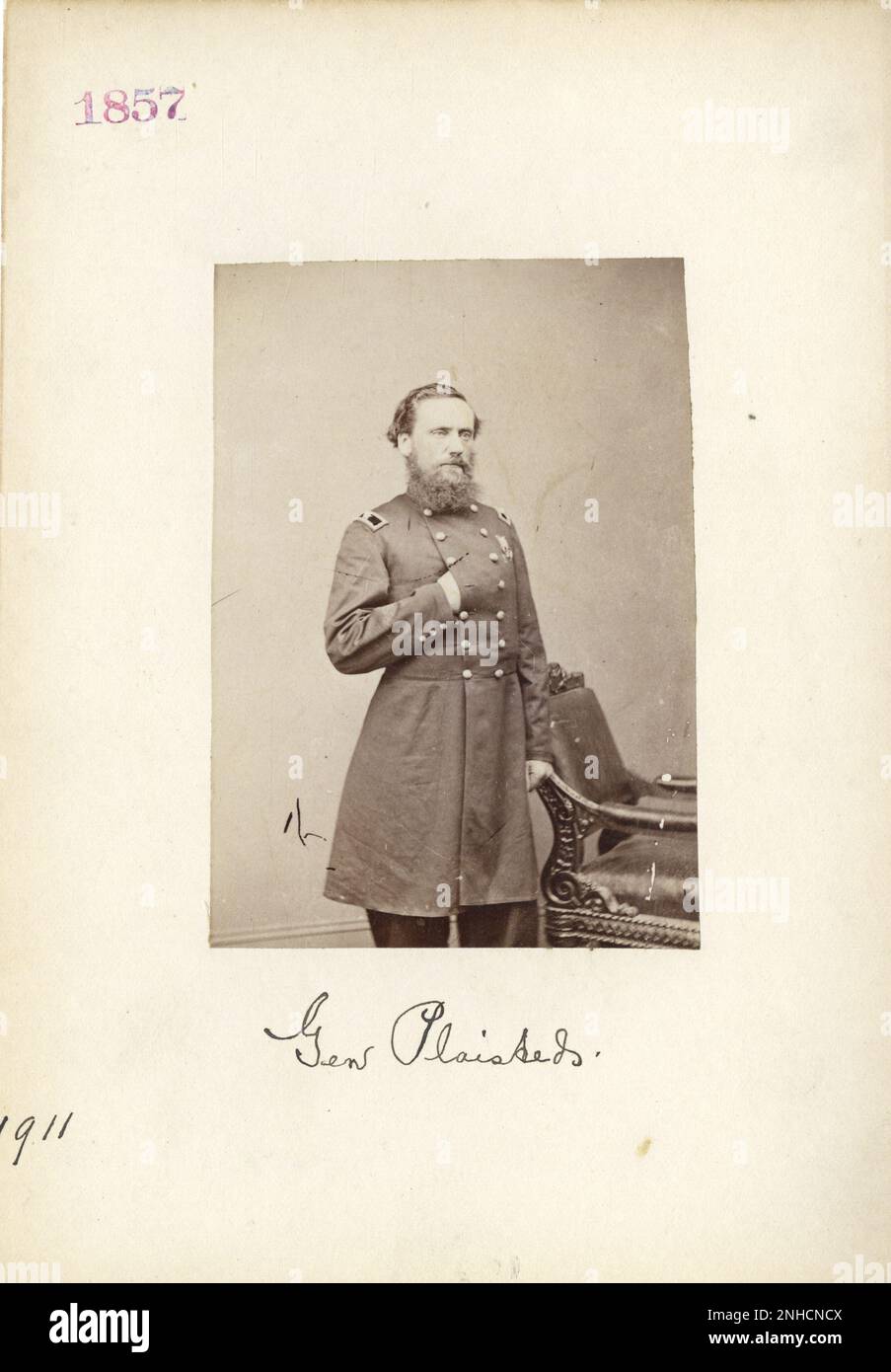 Gen. Harris M. Plaisted 19th Century Mathew Brady, Quartermaster, and ...
