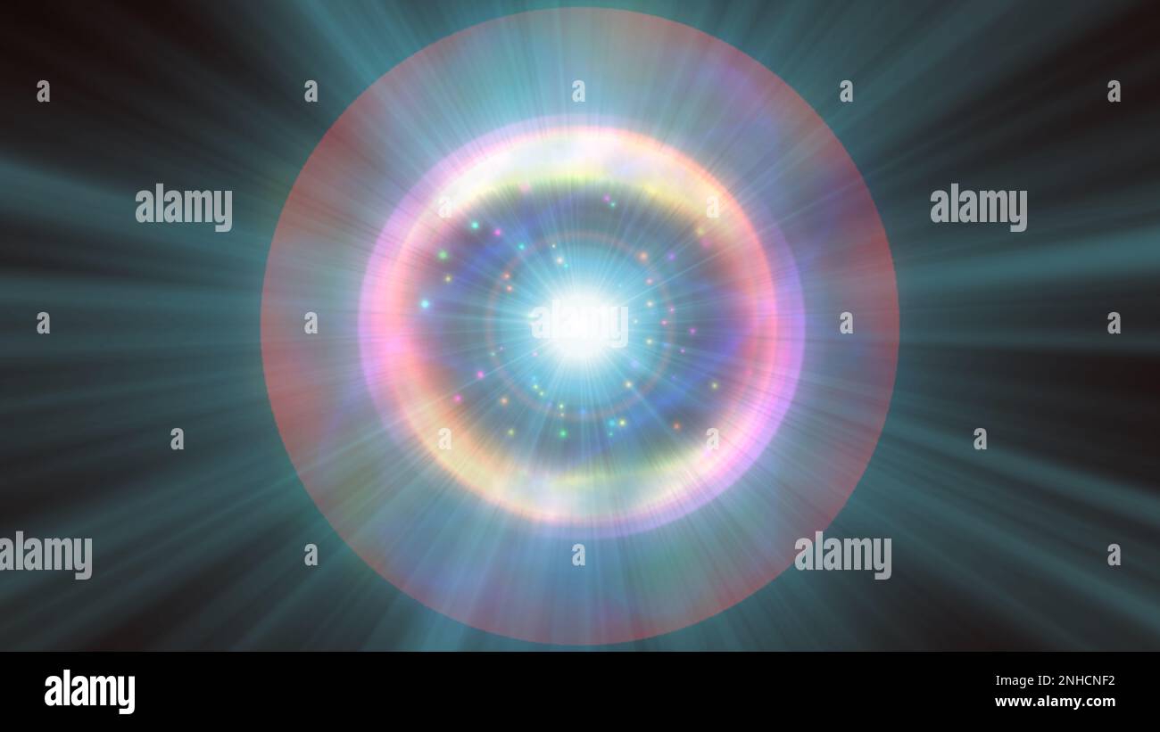 atom light ray glow abstract, 3d render illustration Stock Photo - Alamy