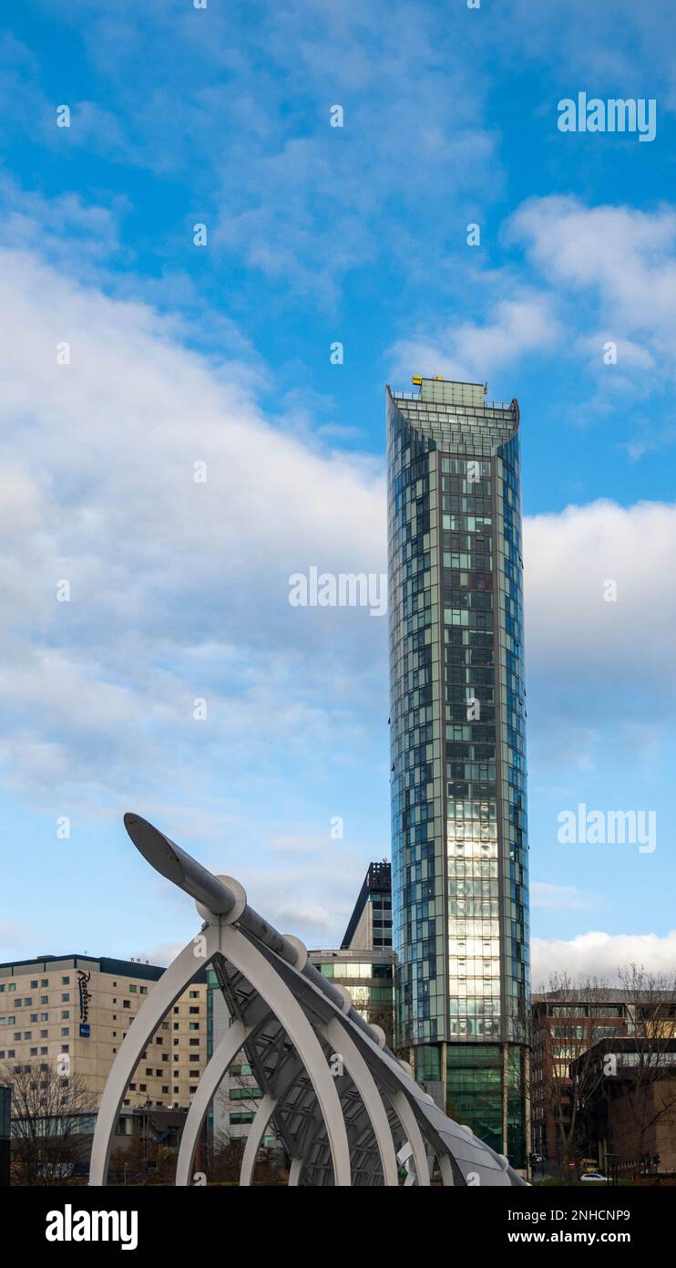 West Tower in Liverpool Stock Photo - Alamy
