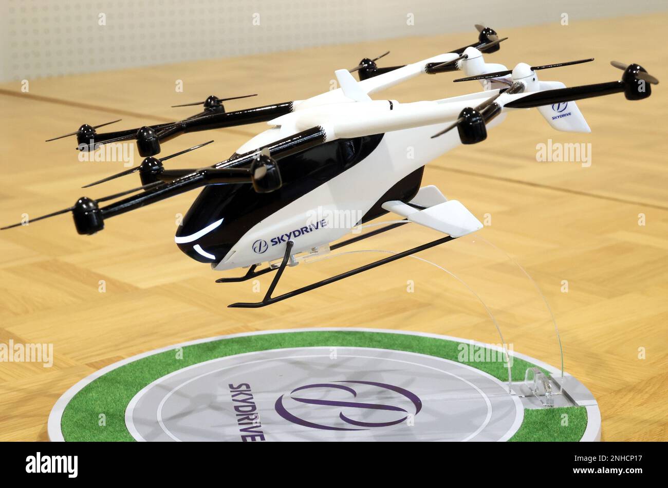 Tokyo, Japan. 21st Feb, 2023. Japan's flying vehicle venture SkyDrive ...