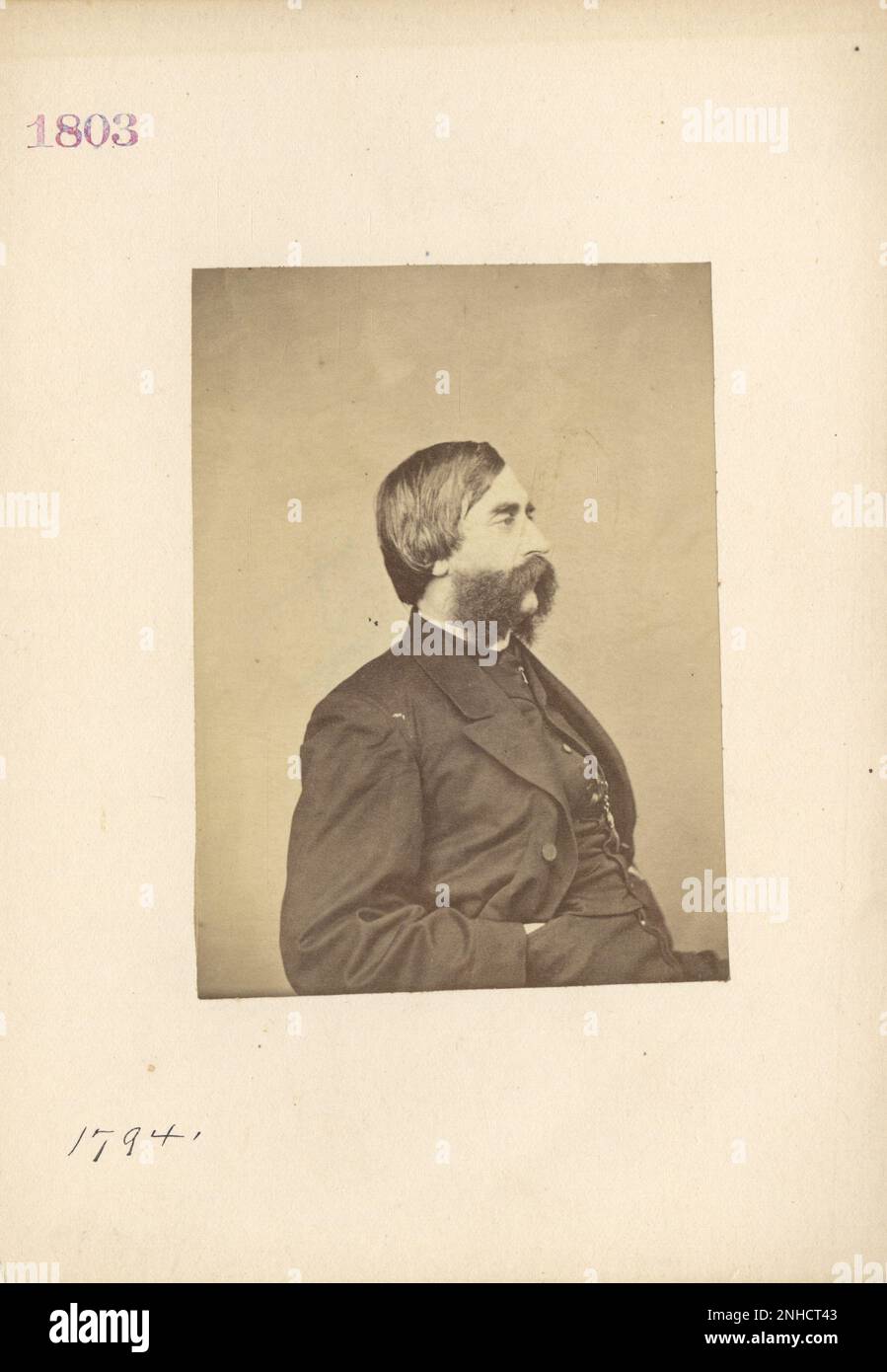 Hon. William A. Newell, New Jersey 19th Century Mathew Brady ...