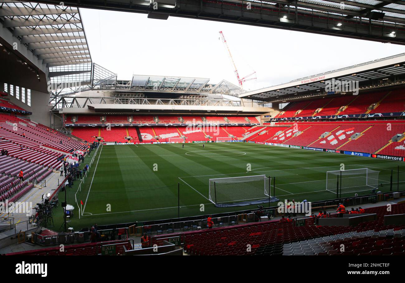 Anfield 2023 new stand hi-res stock photography and images - Alamy