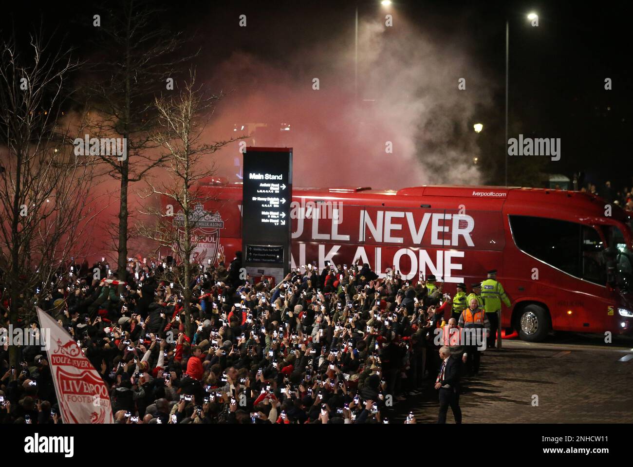 Anfield, Liverpool, Merseyside, UK. 21st Feb, 2023. Champions League ...