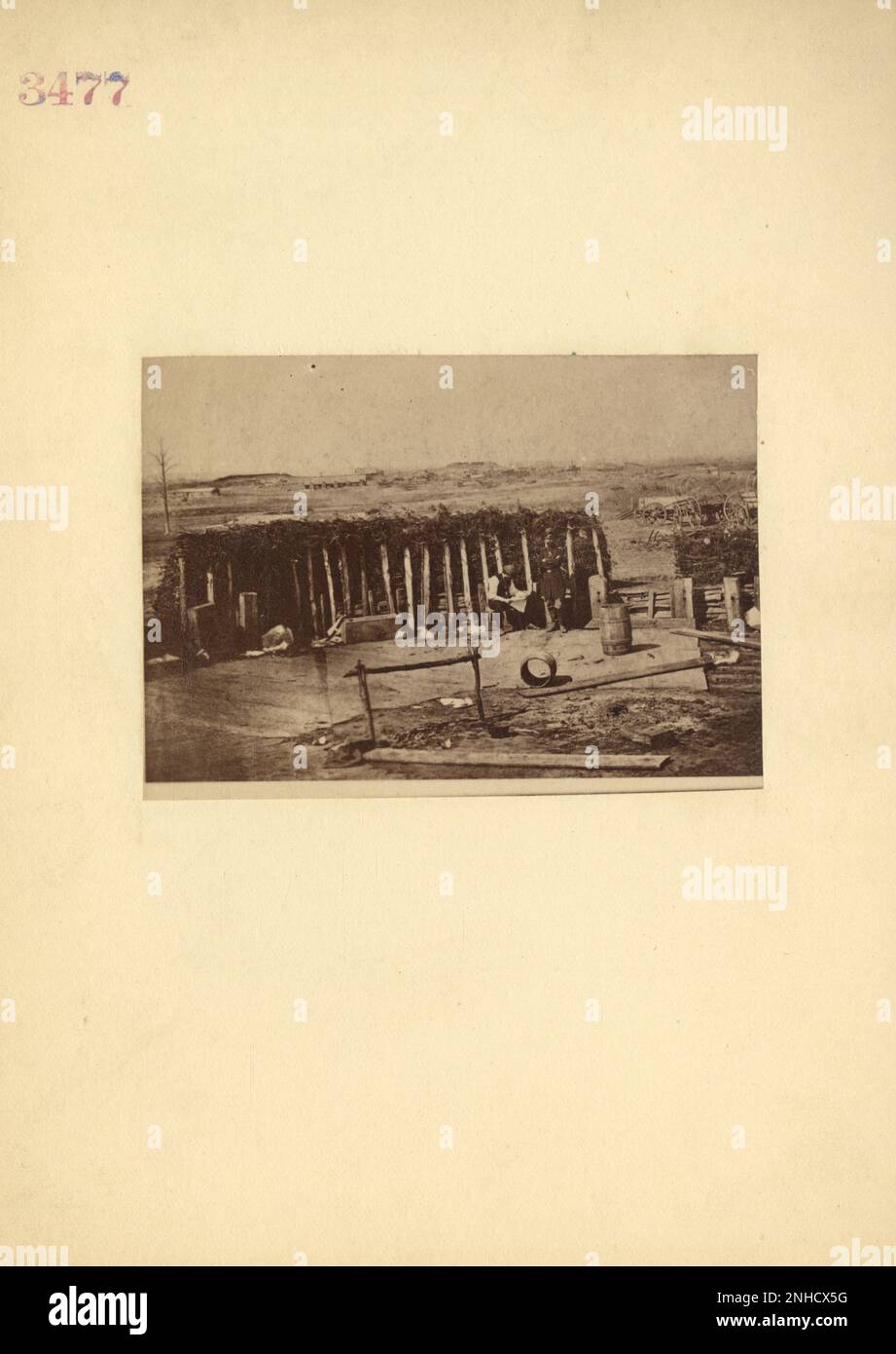 View of Confederate fort 19th Century Mathew Brady, Quartermaster, and ...