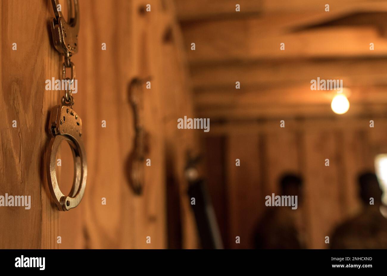 Soldiers of the 290th MP Brigade perform restraint training as part of ...