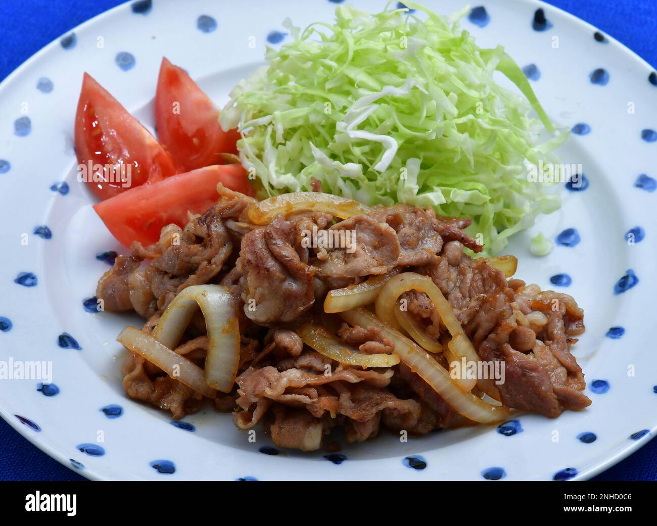 A picture shows a dish of Shogayaki in Tokyo on Jan. 17, 2023. It is ...
