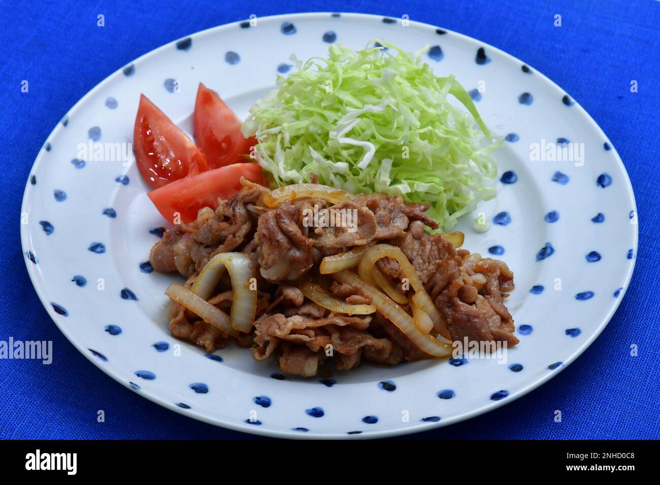 A picture shows a dish of Shogayaki in Tokyo on Jan. 17, 2023. It is ...