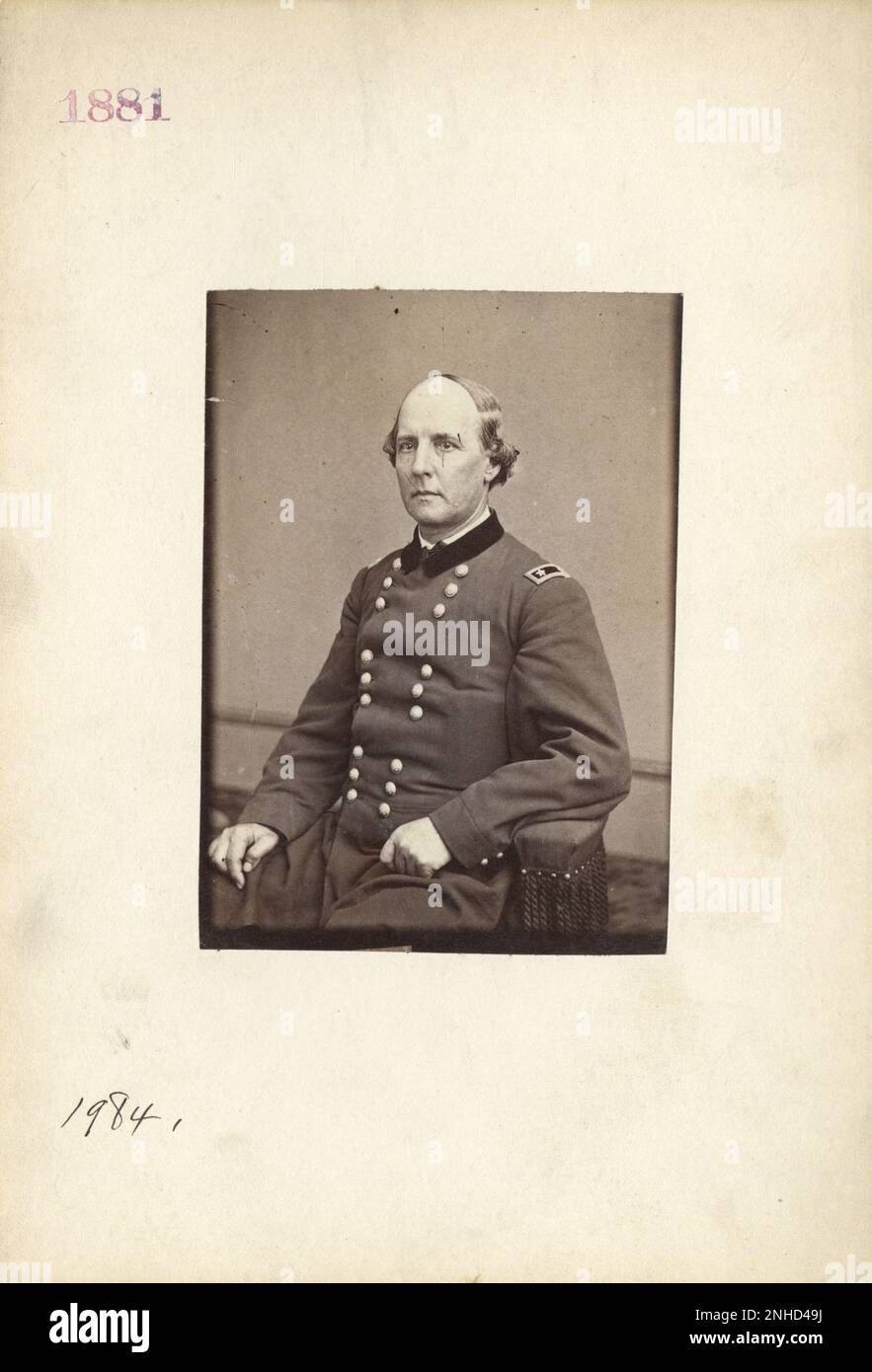Gen. Stephen Hurlburt 19th Century Mathew Brady, Quartermaster, and ...