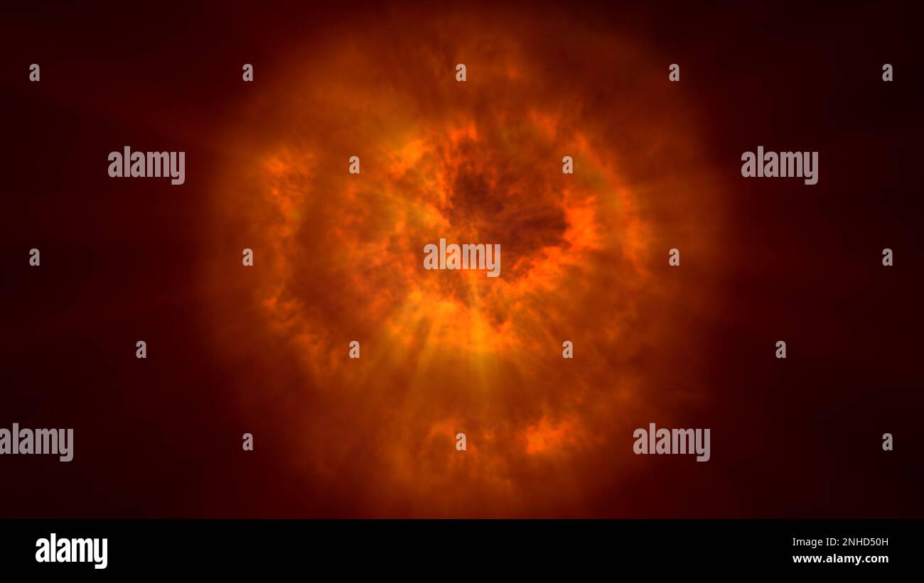 fire flame explosion in space, abstract illustration Stock Photo - Alamy