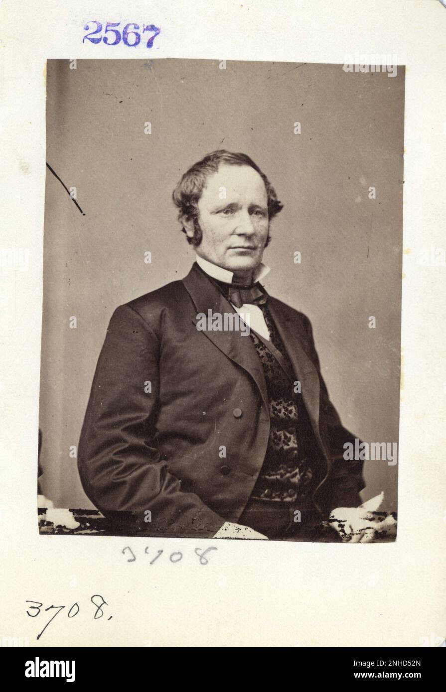 Hon. Thomas A. Hendricks, Indiana 19th Century Mathew Brady ...