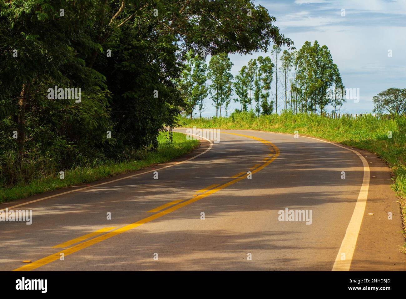 Goiania, Goias, Brazil – February 21, 2023: A section of the GO-462 ...