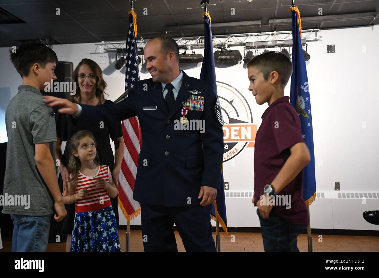 Chief Master Sgt. Wesley Hudnall, 168th Wing Operations Group, Alaska ...