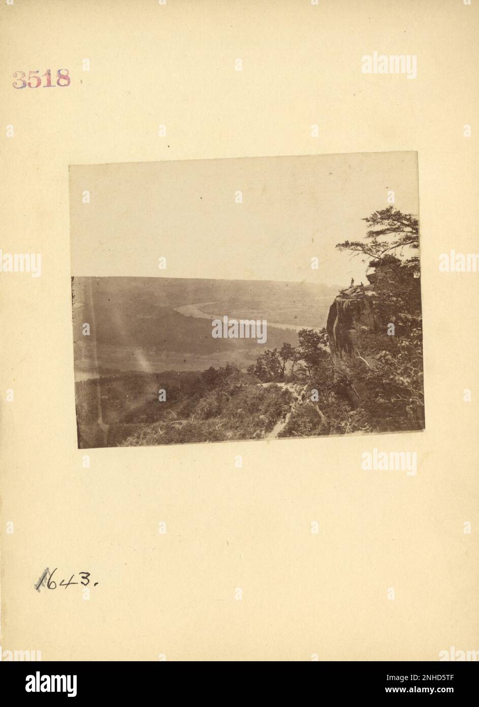 Point Lookout, top of Lookout Mountain 19th Century Mathew Brady ...