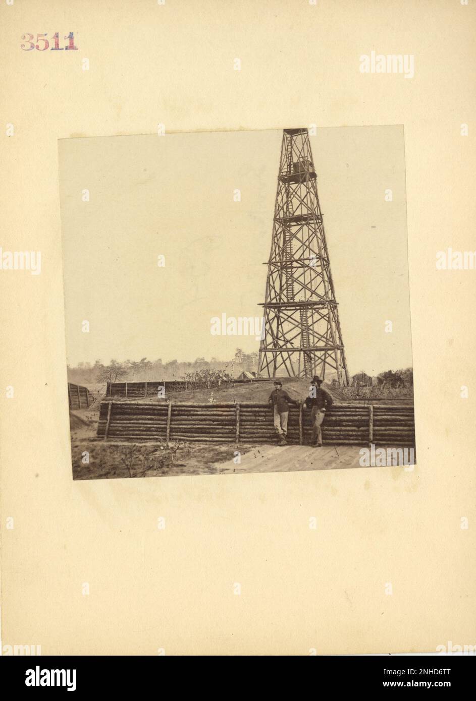Lookout tower on Petersburg lines 19th Century Mathew Brady ...