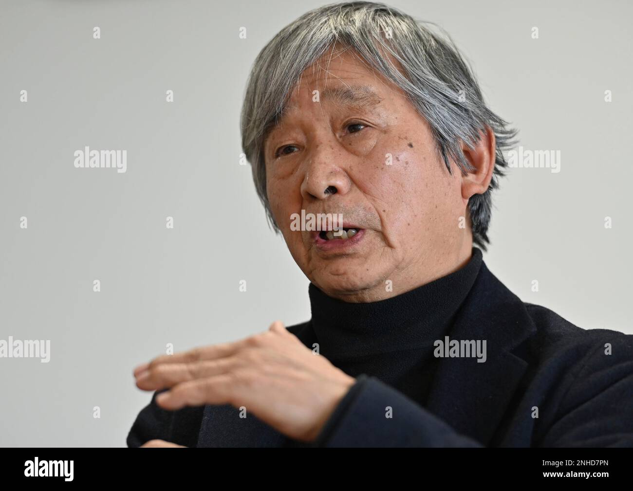 CEO and the founder of Montbell Group, Isamu Tatsuno, attends an ...