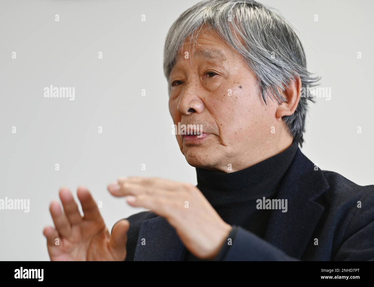 CEO and the founder of Montbell Group, Isamu Tatsuno, attends an ...