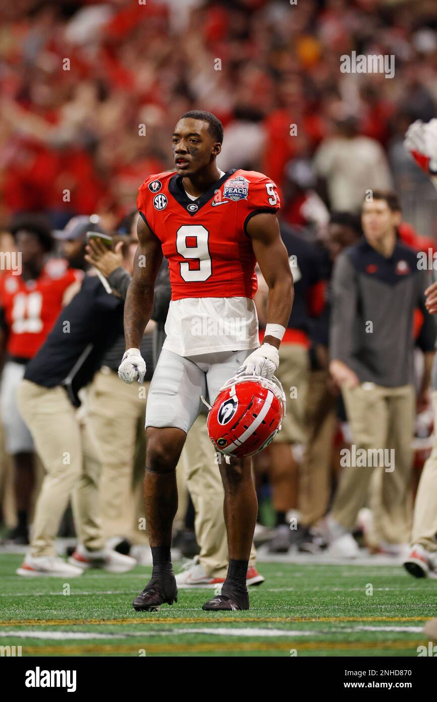 ATLANTA, GA - DECEMBER 31: Georgia Bulldogs wide receiver Jackson Meeks ...