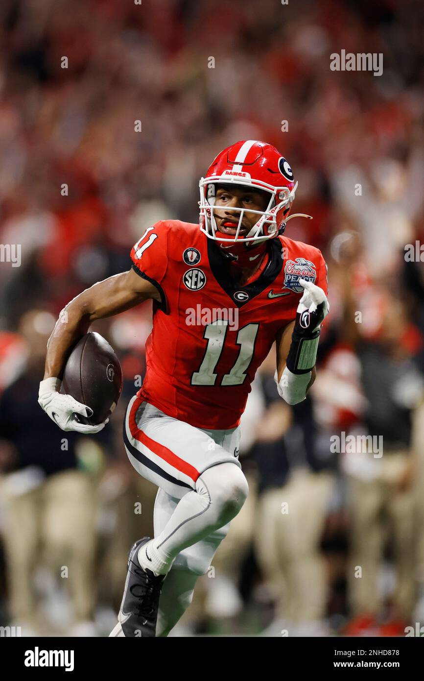 ATLANTA, GA - DECEMBER 31: Georgia Bulldogs wide receiver Arian Smith ...