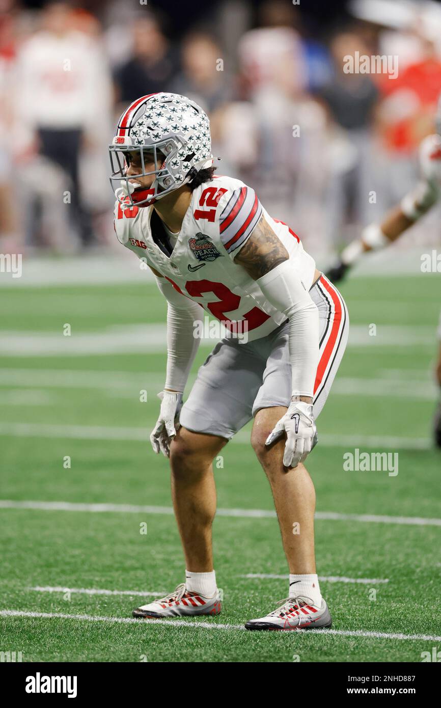 ATLANTA, GA - DECEMBER 31: Ohio State Buckeyes safety Lathan Ransom (12 ...