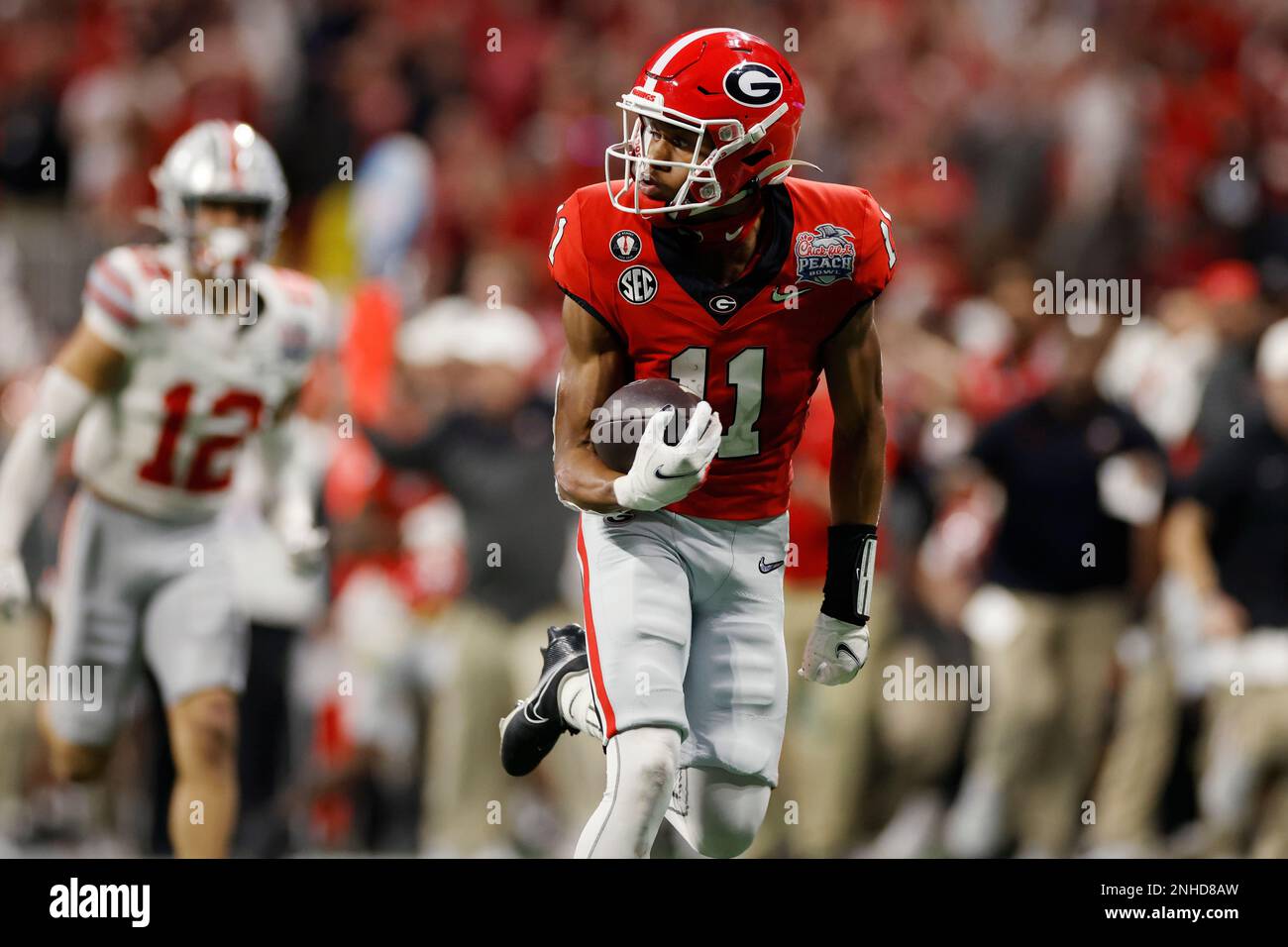 ATLANTA, GA - DECEMBER 31: Georgia Bulldogs wide receiver Arian Smith ...