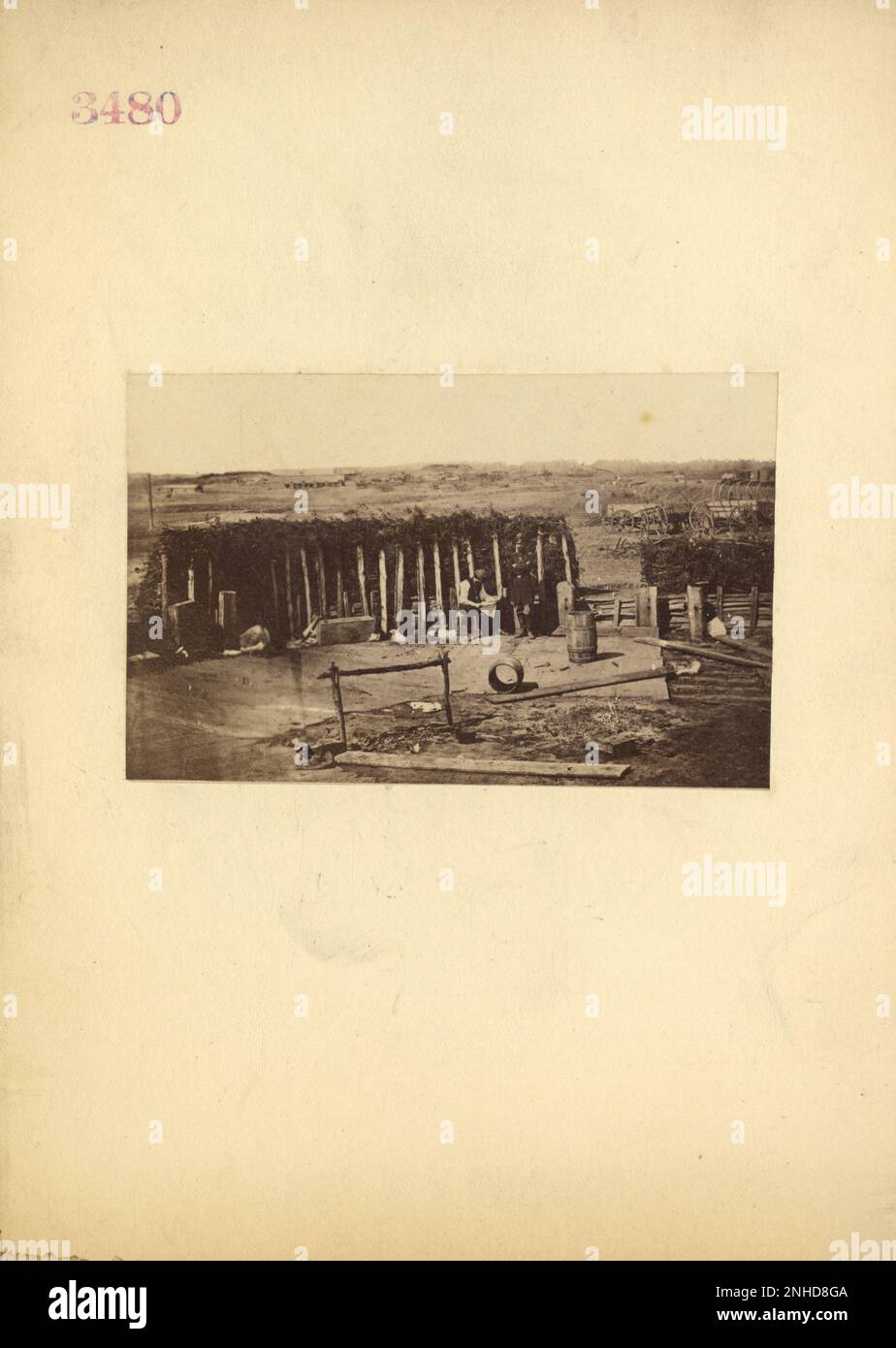 View of Confederate fort 19th Century Mathew Brady, Quartermaster, and ...