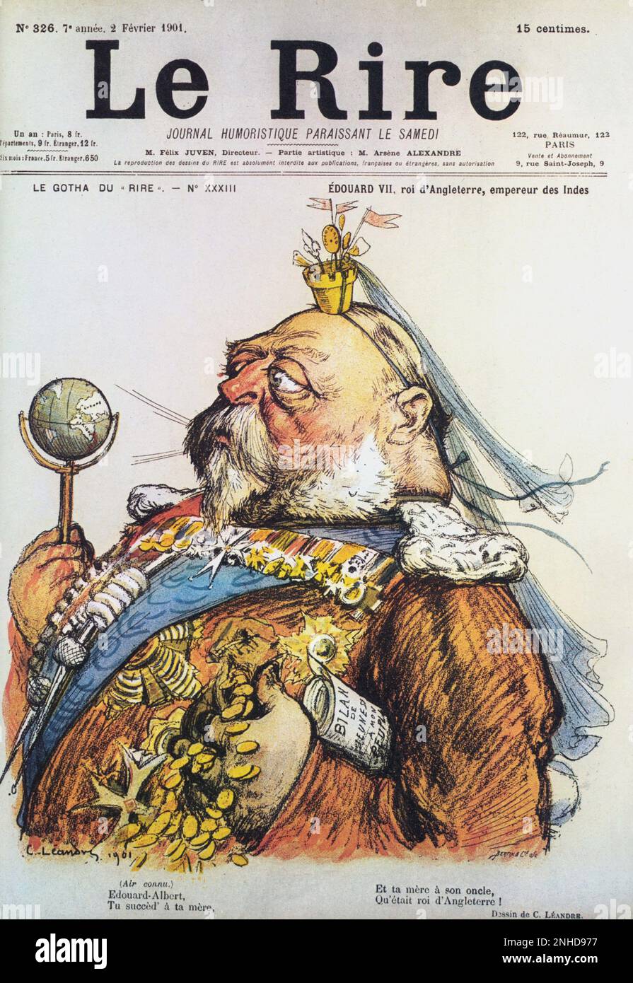 1901 , France . : The King and Emperor Edward VII ( 1841 - 1910 ) of ...