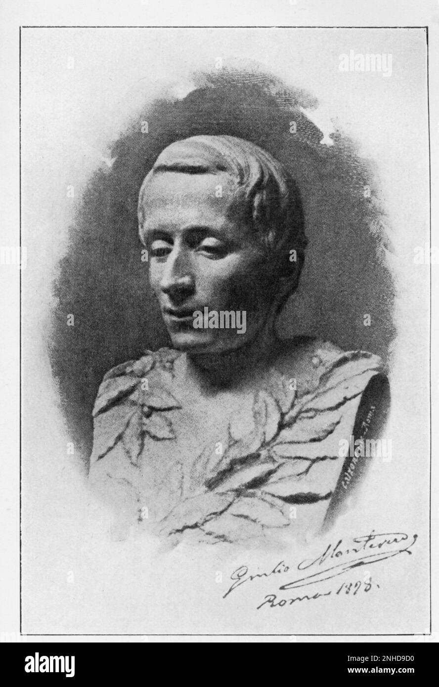 The famous italian poet GIACOMO LEOPARDI ( Recanati 1798 - Napoli 1837 ...