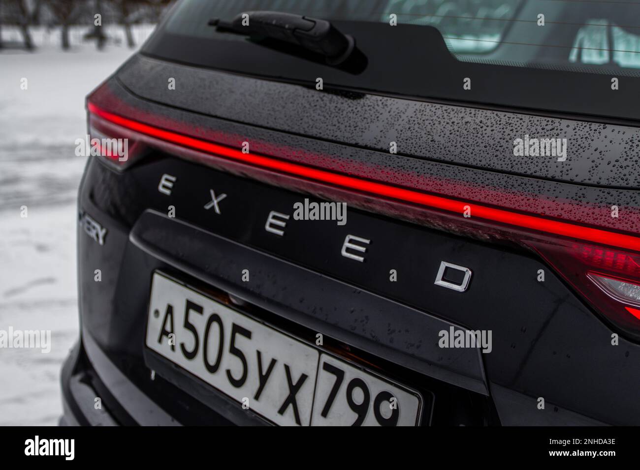 Moscow, Russia - December 18, 2021 Exeed VX also called Lanyue midsize ...