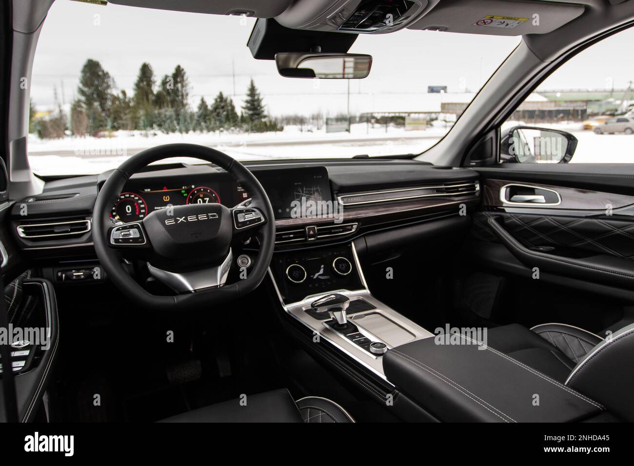 Moscow, Russia - December 18, 2021 Exeed VX also called Lanyue ...