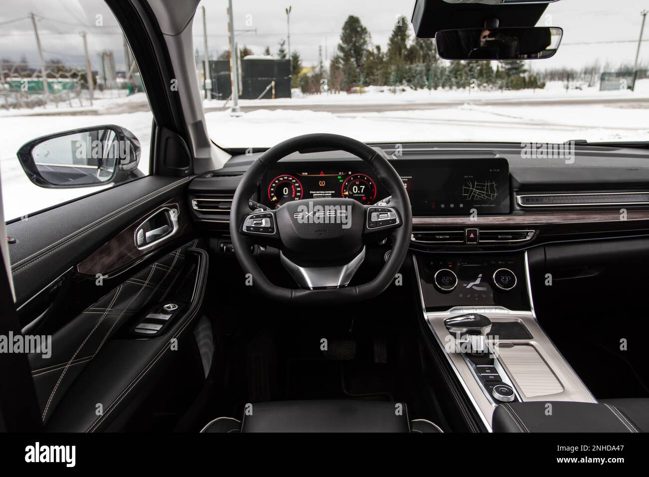 Moscow, Russia - December 18, 2021 Exeed VX also called Lanyue, general ...