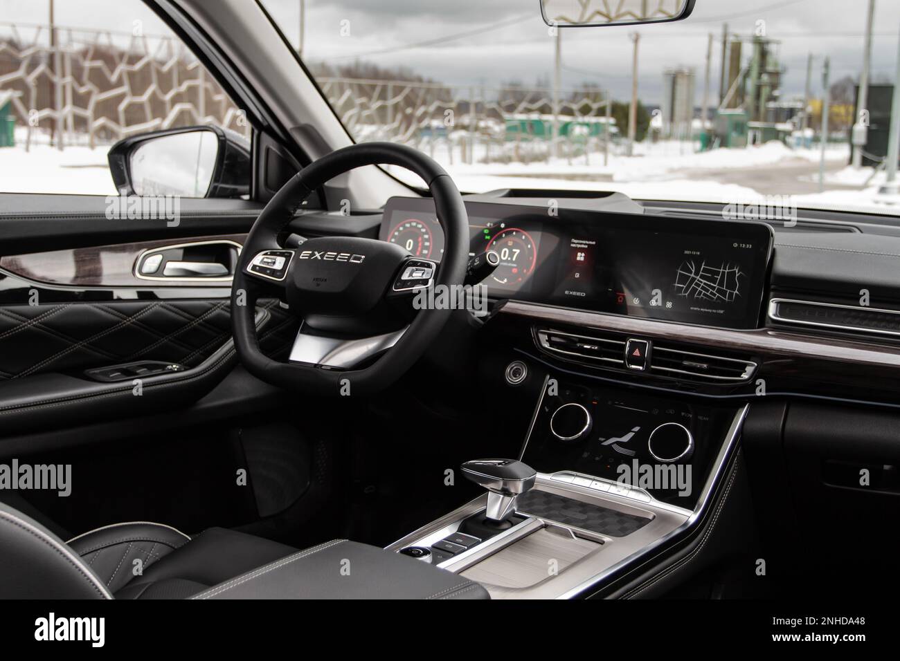 Moscow, Russia - December 18, 2021 Exeed VX also called Lanyue, general ...