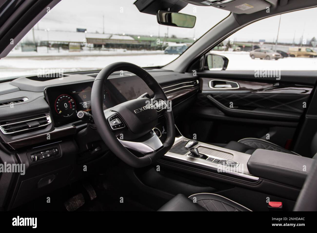 Moscow, Russia - December 18, 2021 Exeed VX also called Lanyue ...