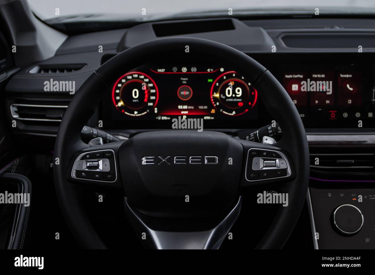 Moscow, Russia - December 18, 2021 Exeed VX also called Lanyue ...