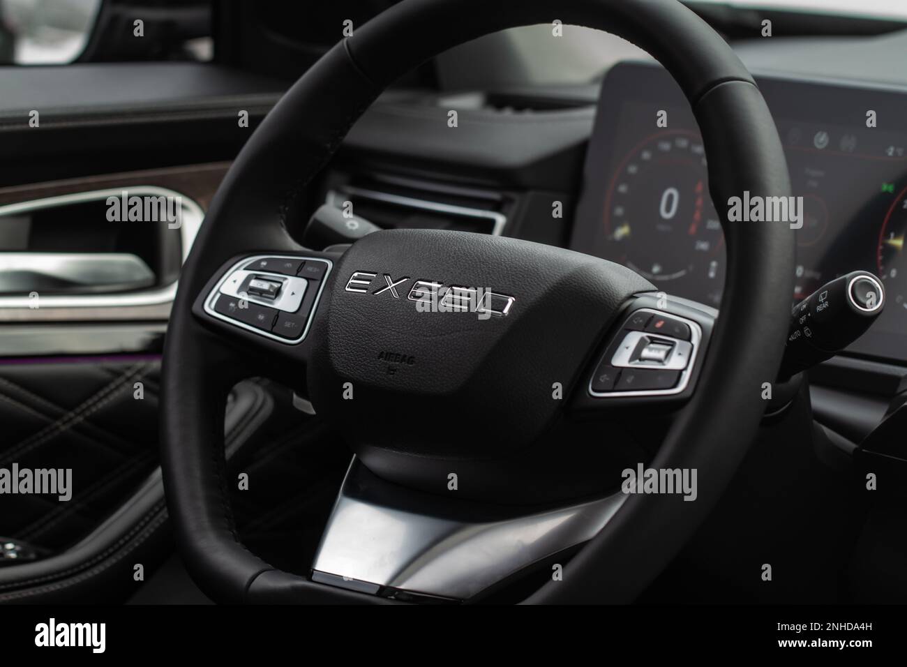 Moscow, Russia - December 18, 2021 Exeed VX also called Lanyue ...