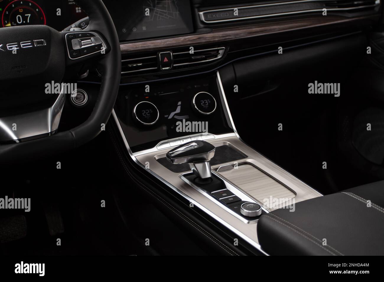 Moscow, Russia - December 18, 2021 Exeed VX also called Lanyue ...