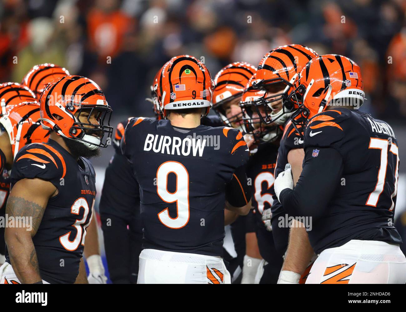 CINCINNATI, OH - JANUARY 15: Cincinnati Bengals quarterback Joe Burrow ...