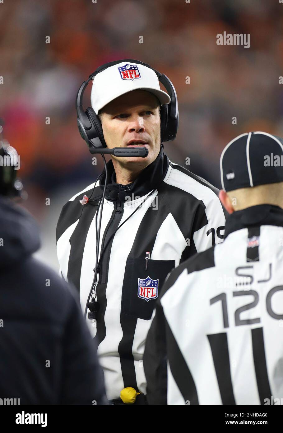 CINCINNATI, OH - JANUARY 15: Referee Clay Martin (19) in an AFC Wild ...