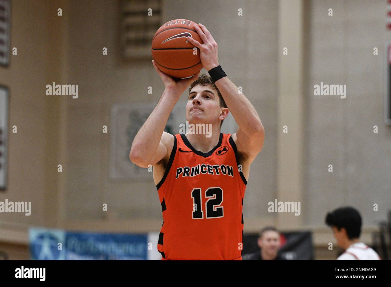 PROVIDENCE, RI - JANUARY 14: Princeton Tigers forward Caden Pierce (12 ...