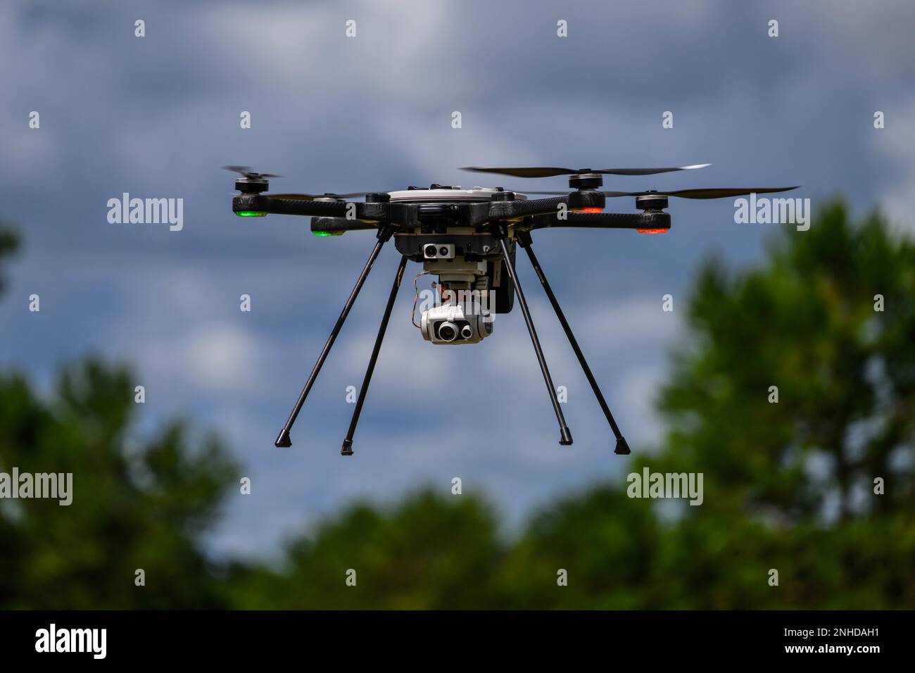 Autonomous unmanned aircraft system test during the 10X Robotic and AI ...