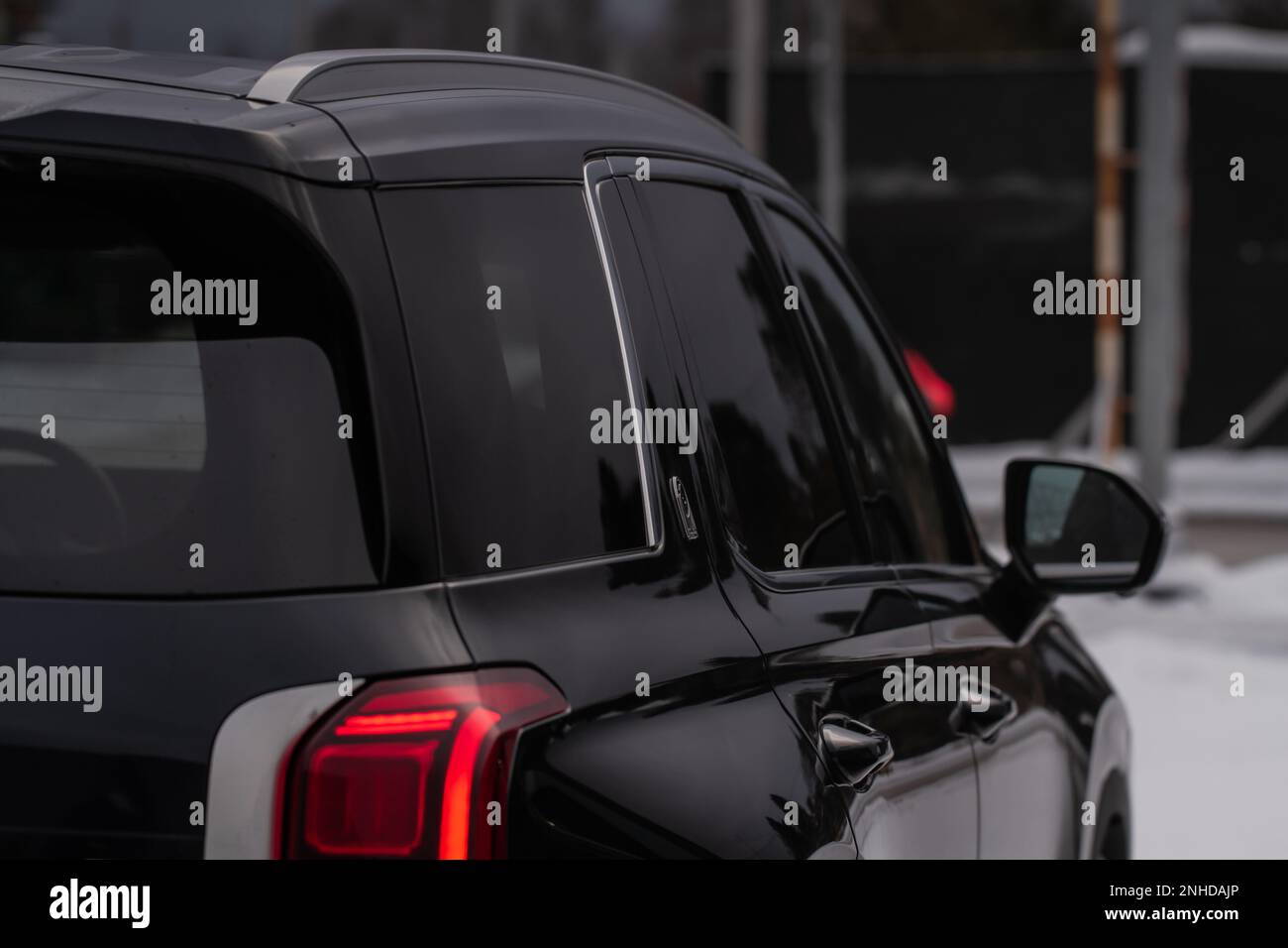 Moscow, Russia - December 18, 2021 Hyundai Palisade LX2 Car detailing ...