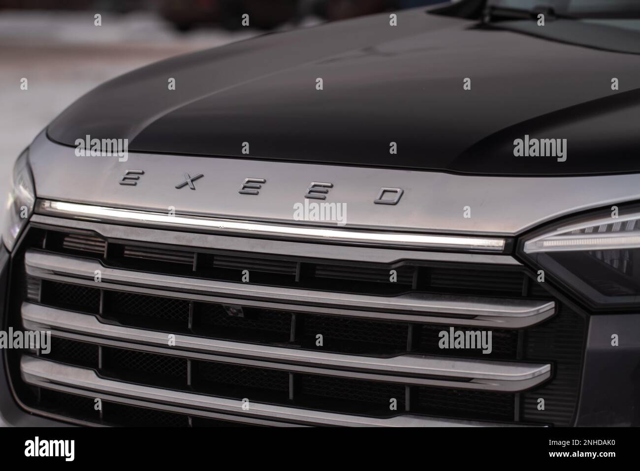 Moscow, Russia - December 18, 2021 Exeed VX also called Lanyue, midsize ...