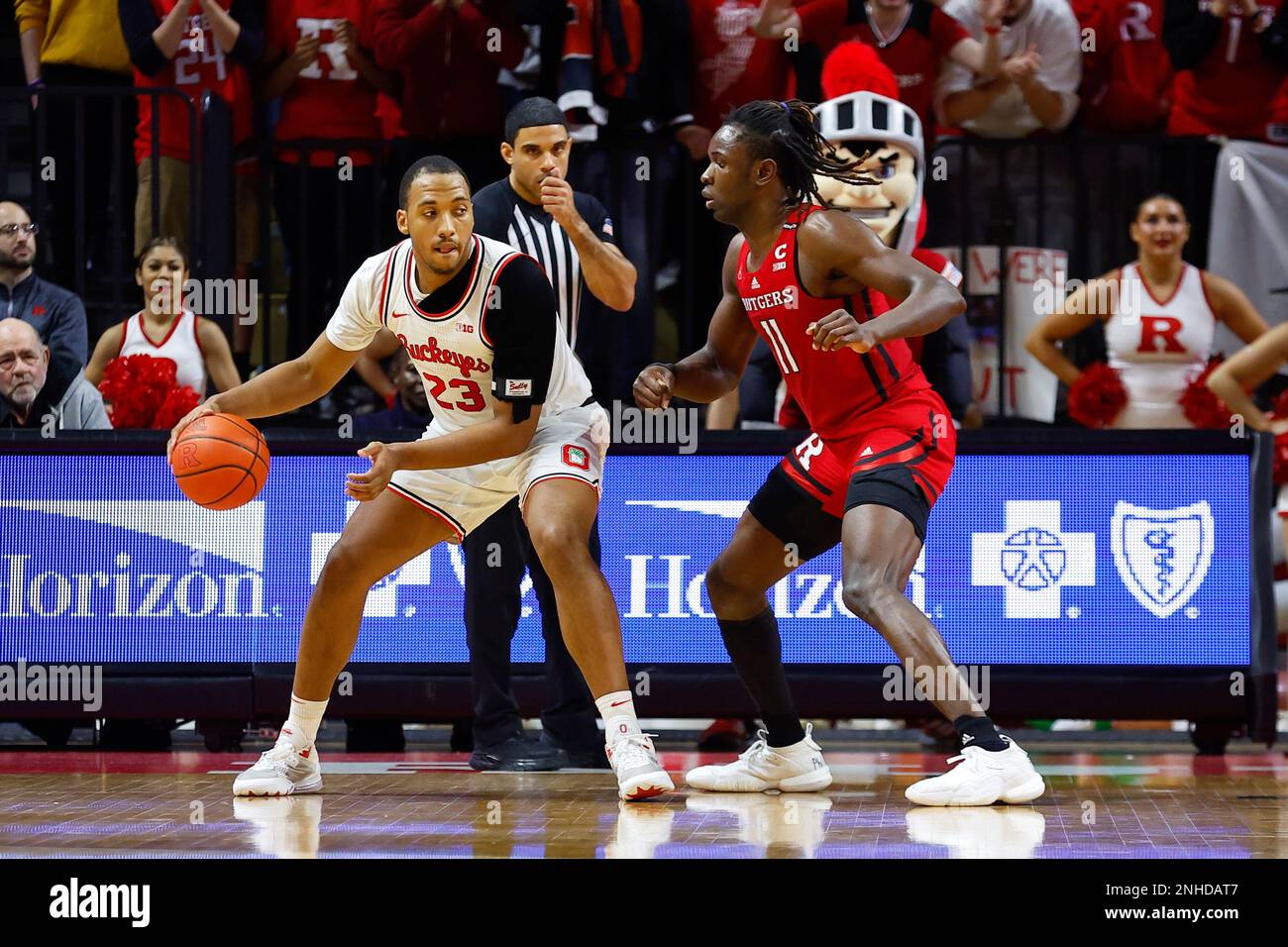 PISCATAWAY, NJ - JANUARY 15: Ohio State Buckeyes forward Zed Key (23 ...